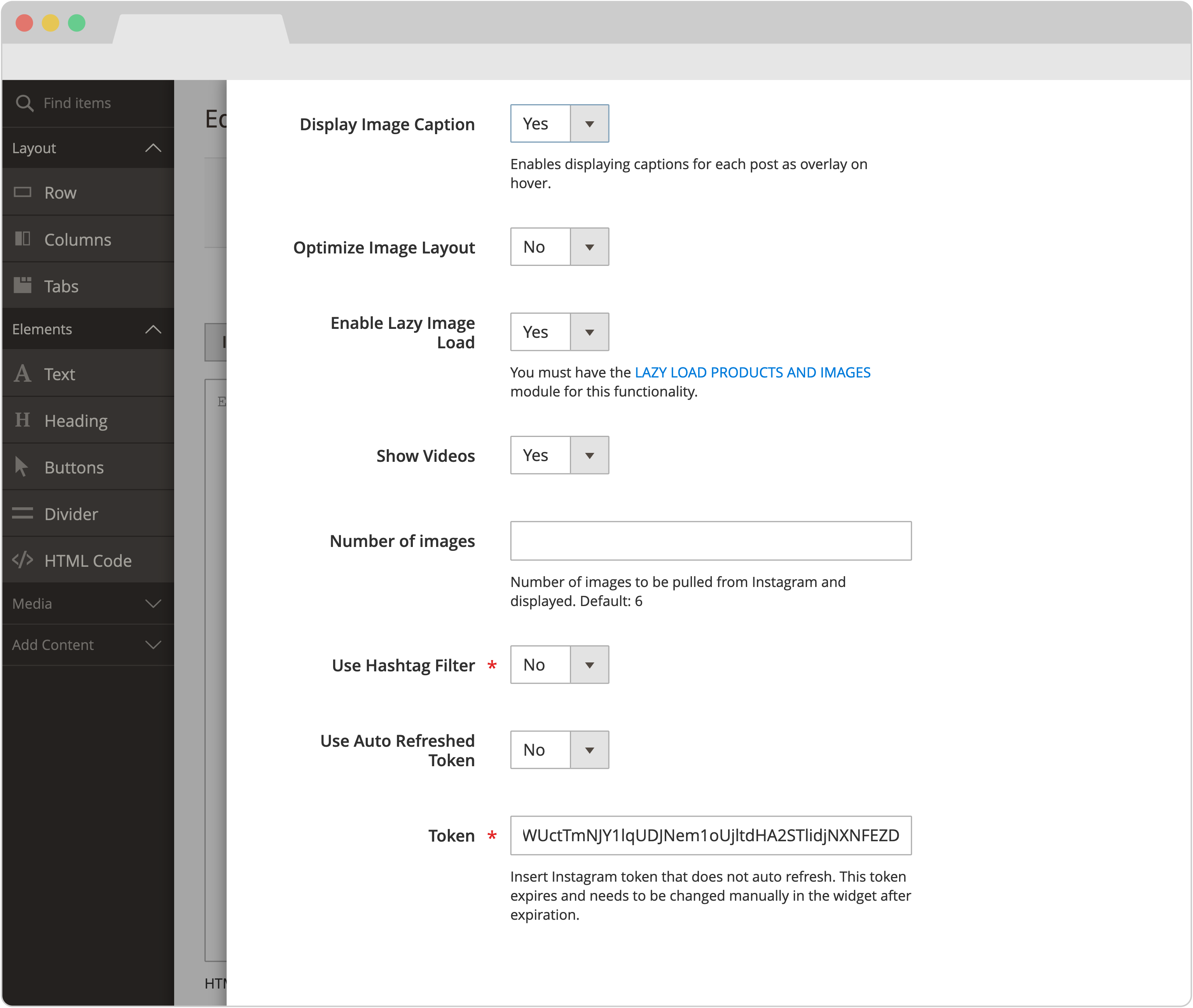 Magento 2 Instagram Feed Widget Extension | WeltPixel