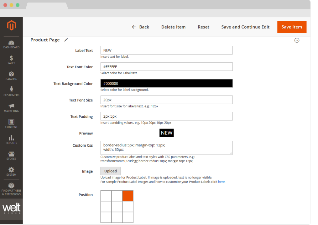 GitHub - Weltpixel/product-labels-magento-2-doc: WeltPixel Product Labels Magento 2 Documentation