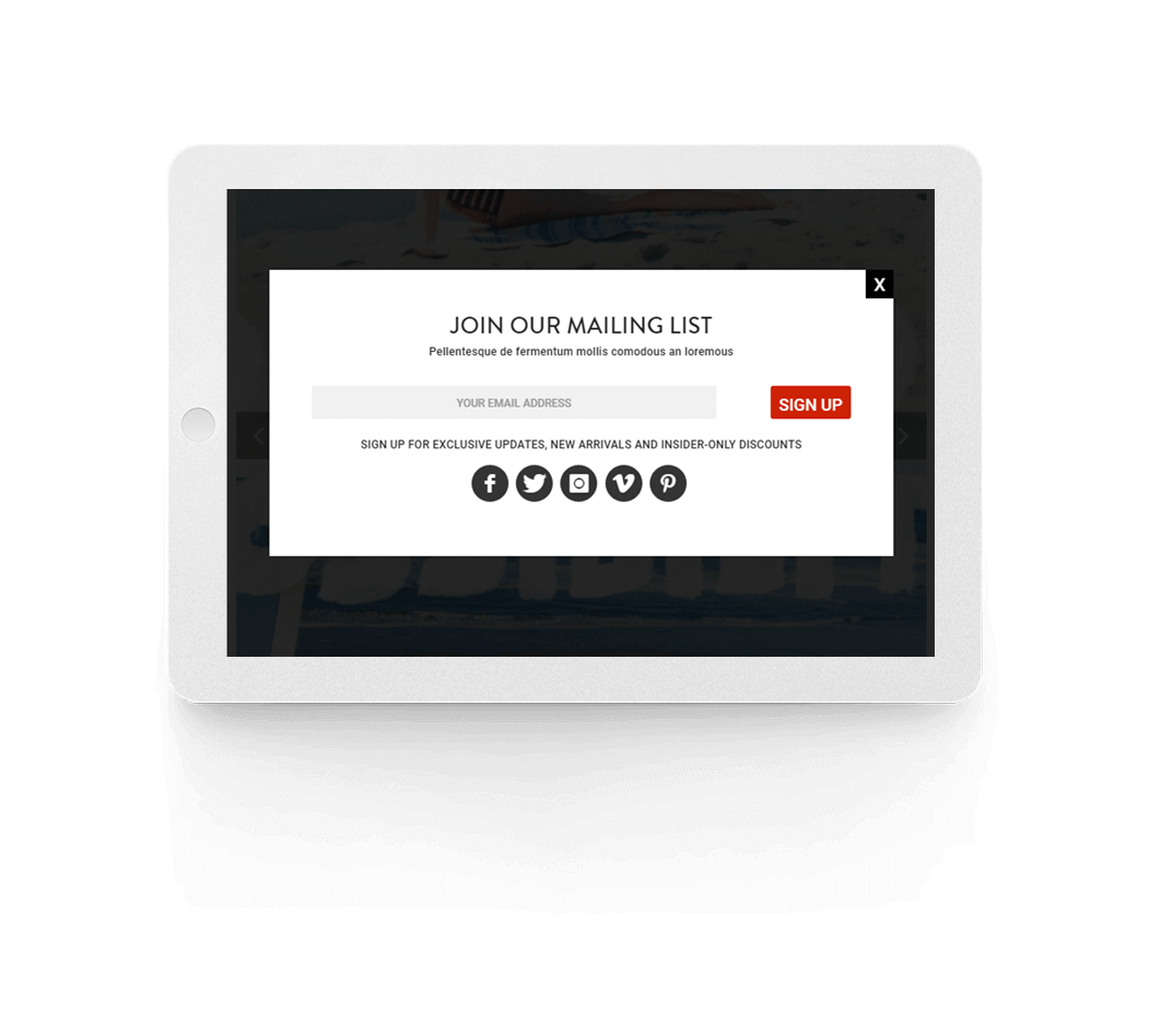 Magento responsive newsletter popup | Newsletter for Magento