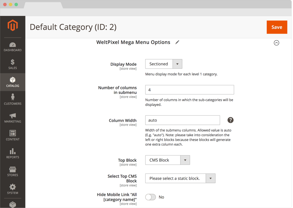 Mega Menu Magento 2 Extension - Download Now — WeltPixel