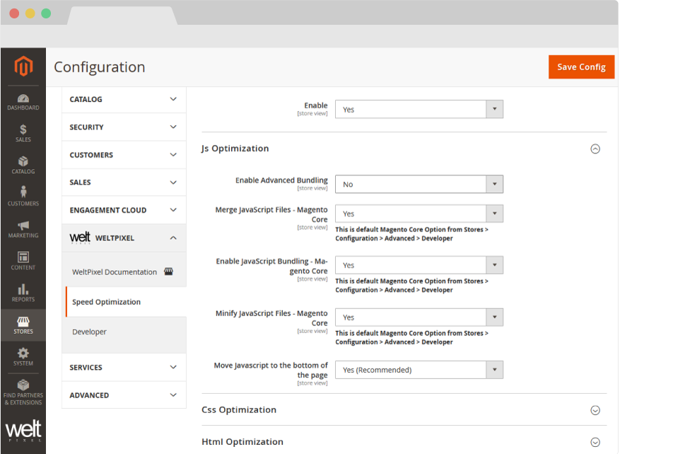 Magento 2 Speed Optimization Extension - SEO Boost — WeltPixel