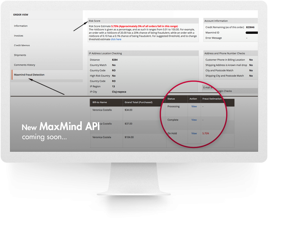 Magento 2 Maxmind Fraud Detection & Prevention Extension | WeltPixel